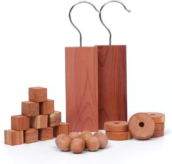 Lexium Mottenballen - Motten Bestrijden - Cederhout tegen Motten | bol