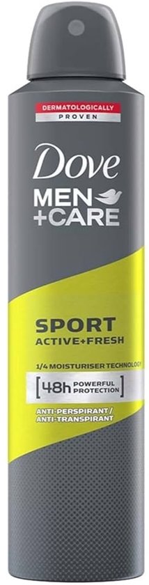 Dove - Deodorant - Spray Men - Sport Active + Fresh - Energiek en ...