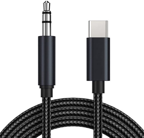 USB-C naar 3,5 mm jack audio-autokabel voor smartphone | bol