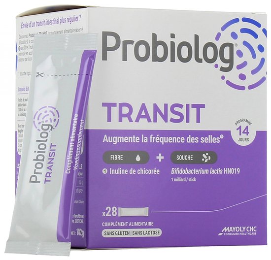 Mayoly Spindler Probiolog Transit 28 Sticks | bol