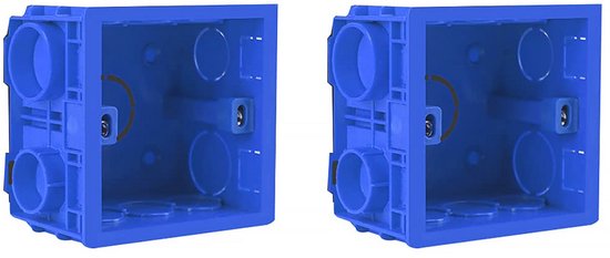 Universele Aansluitdoos 86 Type Stopcontacten - 2 Stuks - Wandmontage ...