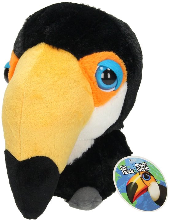 Knuffel Big Head Pluche Toekan, 22cm | bol