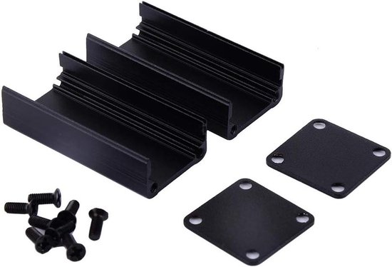 Geëxtrudeerde Aluminium PCB-behuizing 50x25x25mm - Elektrische Kasten ...
