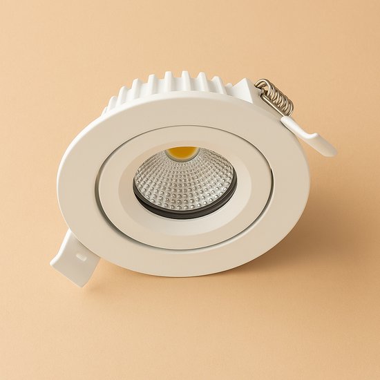 LED Dimbare inbouw spot 5W | Ø70mm | Wit | 3000K - Warm wit (830) | bol
