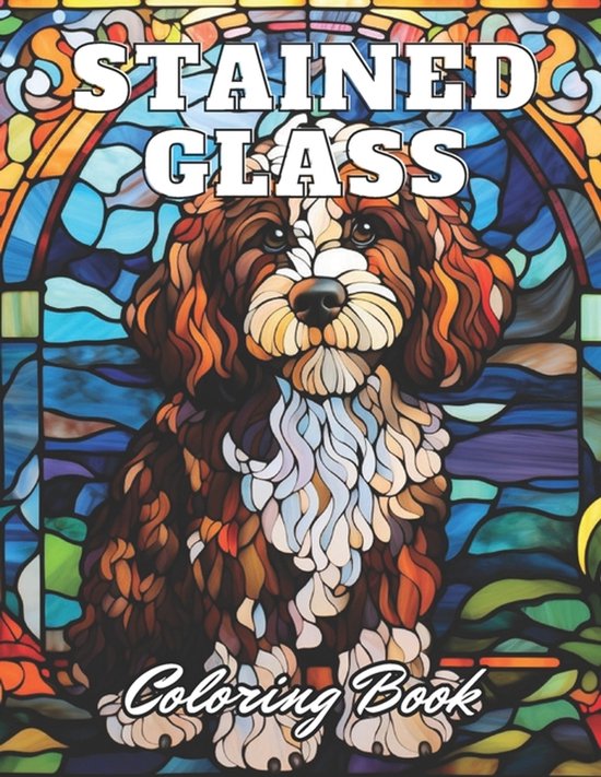 Stained Glass Dog Coloring Book, Nico Becker | 9798877927445 | Livres | bol