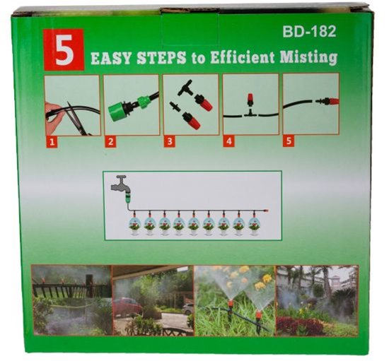 TDGarden MistLine Series – Tuin Sproeisysteem - Moestuin Sproeisysteem ...