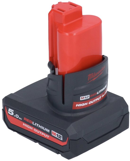 Milwaukee accu set 4x M12 HB5 High Output 12 V 5,0 Ah / 5000 mAh Li-Ion ...