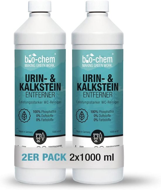 Urine- en kalksteenverwijderaar Gel 2000 ml - Sterke wc reiniger voor ...
