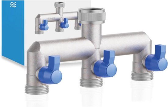 3-Weg Verdeler Van Messing Voor Gebruik In Huis En Tuin – 3-Weg Y ...