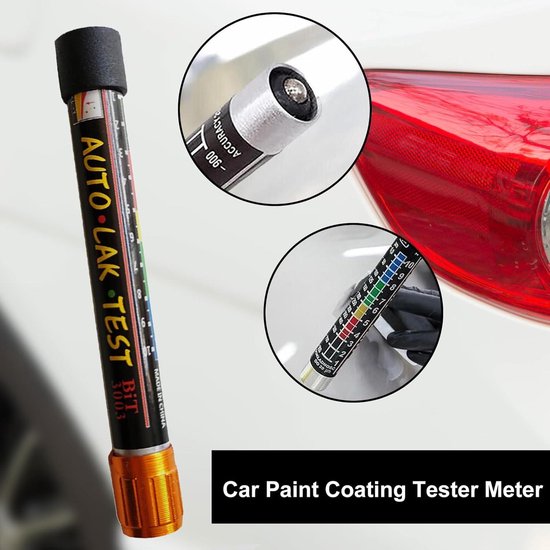 Auto lakdiktemeter magnetische lakmeter lakfilm pen autolak tester ...