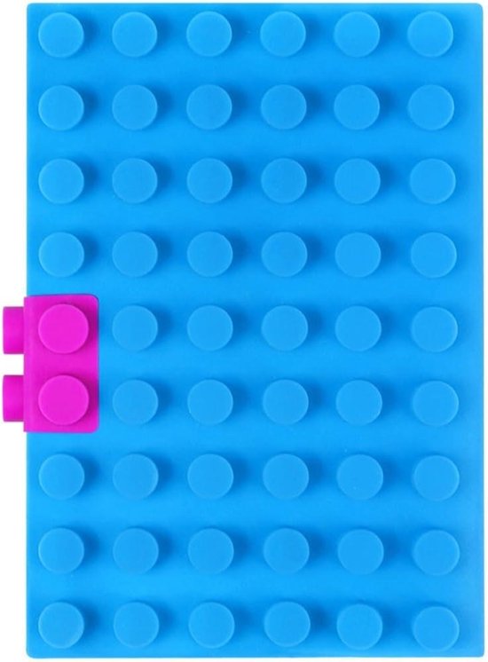 A6 Building Blocks Notebook Water Resistant Silicone Removable Office ...
