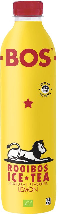 BOS Ice Tea - Lemon - Bio - Rooibos - Koolzuurvrij - Multipack 6 x 1L | bol