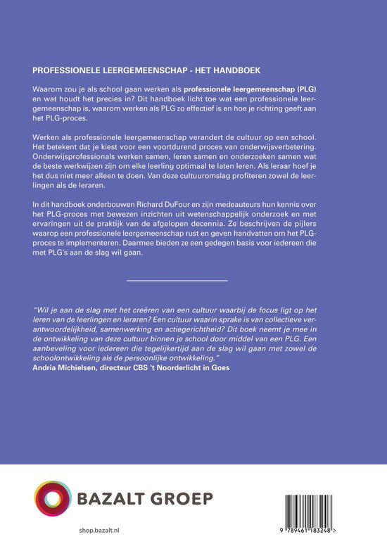 Professionele leergemeenschap: het Handboek - Richard DuFour over PLG ...