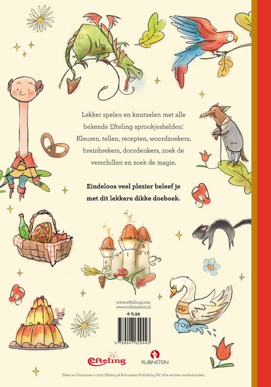 Efteling doeboek, Diverse | 9789047629443 | Boeken | bol