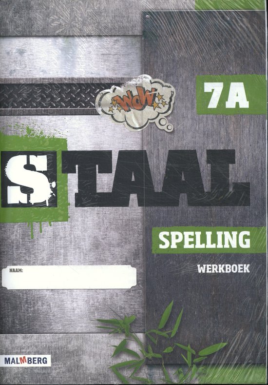 Staal (set 5 ex) groep 7 spelling werkboek a | 9789034571564 | Schraven | Boeken | bol