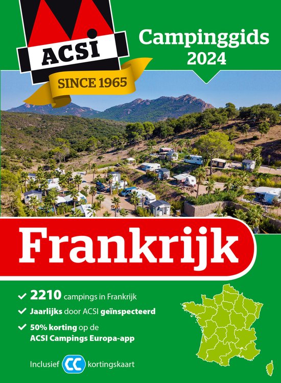 ACSI Campinggids - Frankrijk 2024, Acsi | 9789493182554 | Boeken | bol