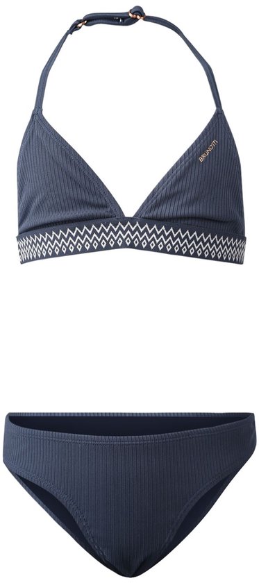 BRUNOTTI - nelle-rib girls bikini - Bikini meisjes - Blauw | bol
