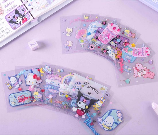 Sanrio - Sticker Box – 60 Unieke Stickers | Hello Kitty, Kuromi ...