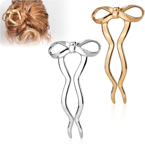 Strik Haar Vorken - Vintage Franse Haarspeld Set (Goud Zilver) | bol
