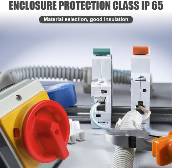 Hoofdschakelaar 16 A 3-polig draaischakelaar uitschakelaar IP65 met ...