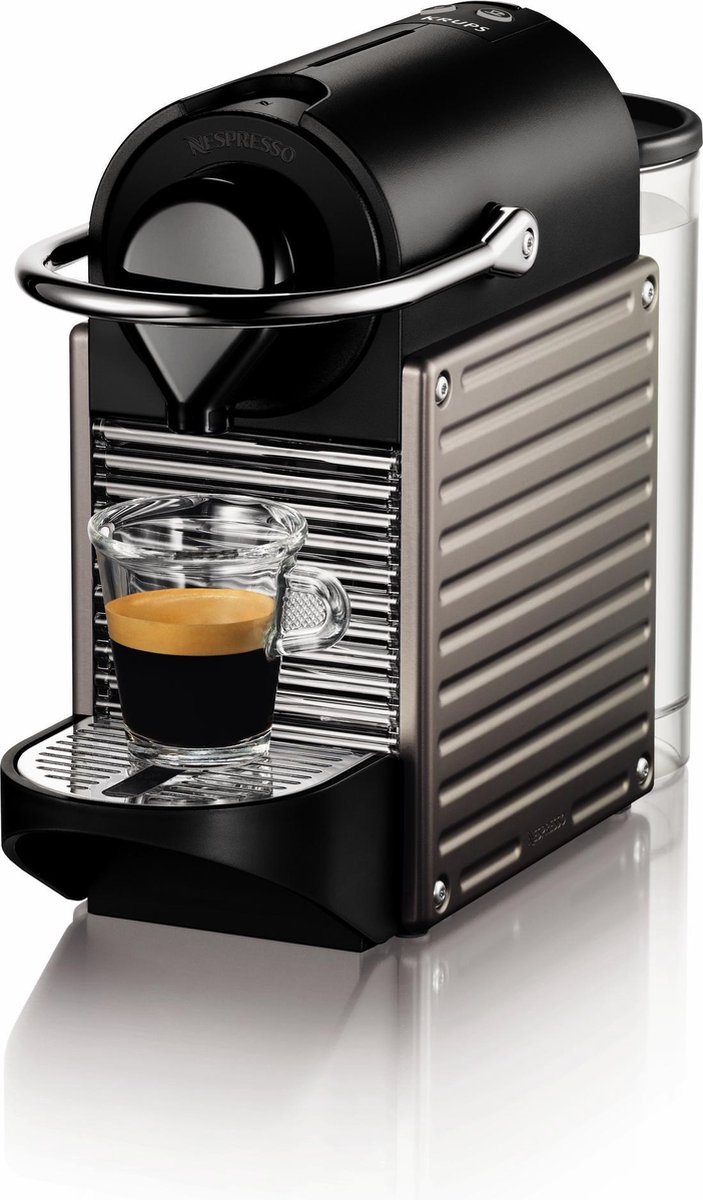 bol.com | Krups Nespresso Pixie XN304T - Koffiecupmachine - Titanium