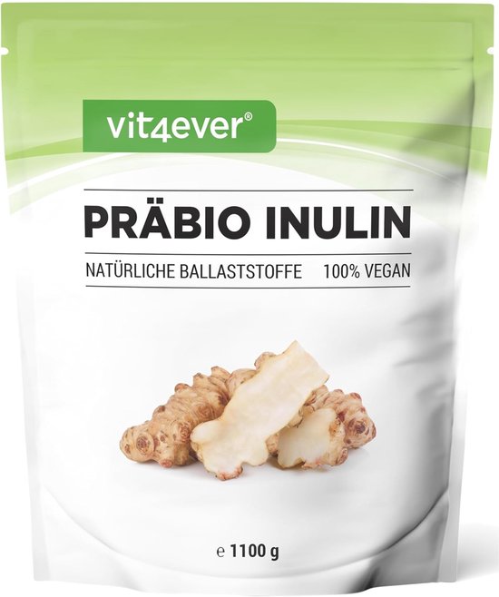 Prebio Inuline Poeder - 1100 g - Hoog vezelgehalte - prebioticum ...