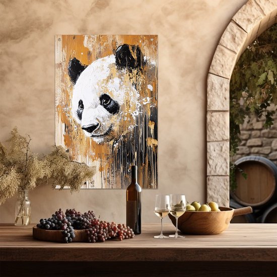 Panda Kunstwerk Met Expressieve Verf Panda Posters Tuinkunst Dieren panda-kunstwerk-met-expressieve-verf-panda-posters-tuinkunst-dieren