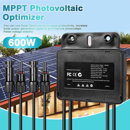 Solar Panel Optimizer 600W MPPT Photovoltaic Panel Voltage ...