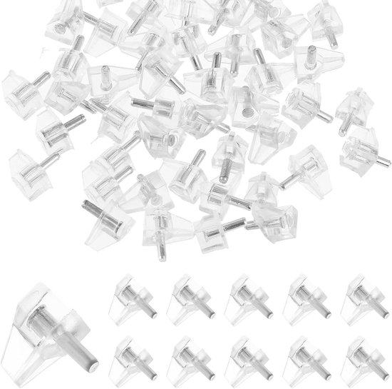 Plankdragers 3 mm - 50 stuks - Kunststof met stalen pen - Voor meubels ...