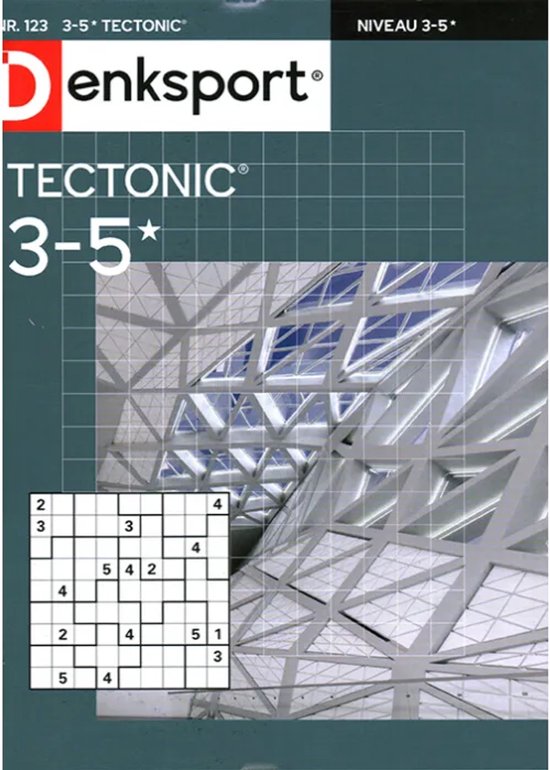 Denksport Tectonic - 3-5* 123 2025 | bol