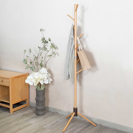 Kapstok Kool - 59x173cm - bamboehout - Emob Exclusive - Staande ...