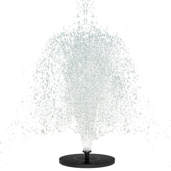 NAIZY Zonne-fontein zonne-fontein voor buiten 1.4W zonne-fontein met 4 ...