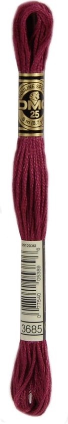 DMC Borduurgaren-3685 Donker Rood | bol