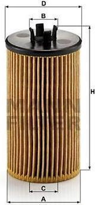 MANN FILTER Oliefilter HU612 / 2X | bol