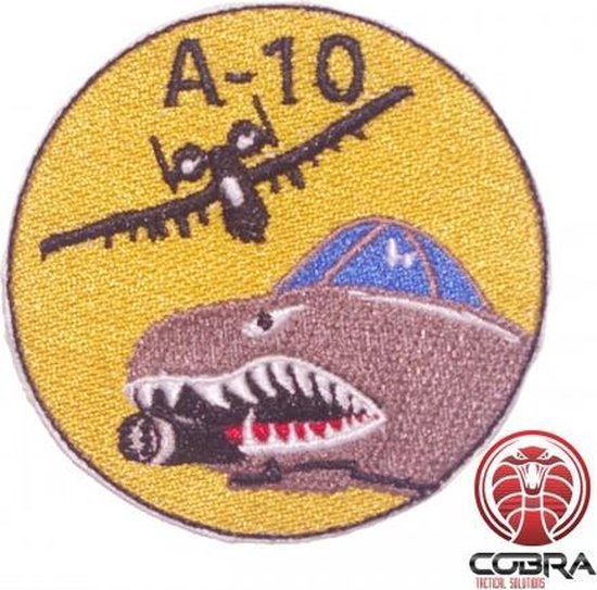 Air Force A-10 Warthog Thunderbolt geborduurde patch embleem ...