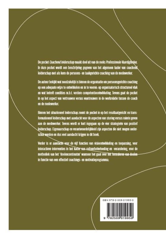 Coachend Leiderschap | 9782509019950 | Theo Wijnen | Boeken | bol.com