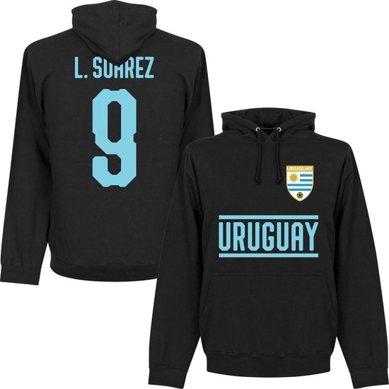 Uruguay Suarez 9 Team Hooded Sweater - L | bol.com