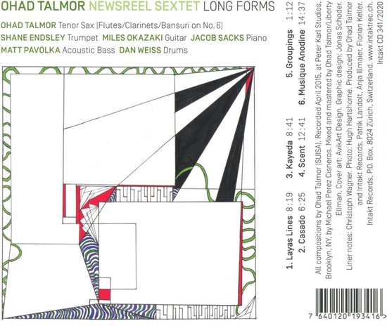 Ohad Talmor & Newsreel Sextet - Long Forms (CD), Ohad Talmor & Newsreel ...