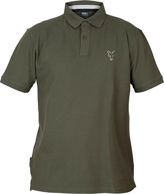 Fox Collection Green Silver Polo Shirt Small | bol.com