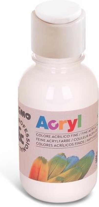 Acrylverf – Wit Verf – Luxe Acrylverf Wit - Acrylaatverf – Acrylic ...