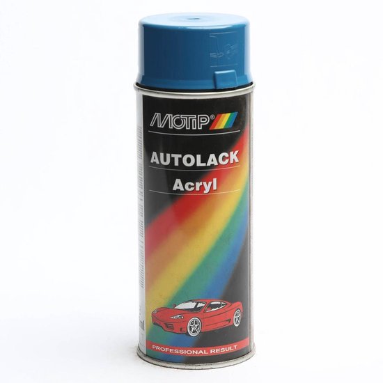 Motip 44985 - Autolak spuitbus - Blauw - 400ml | bol