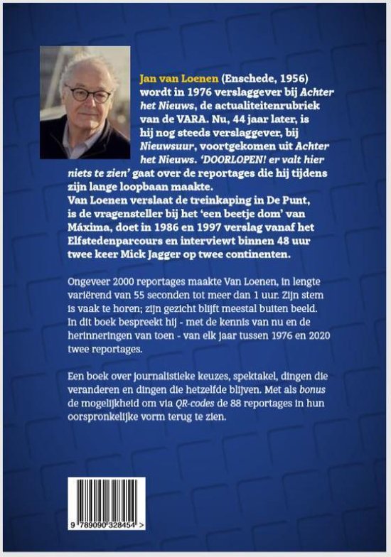DOORLOPEN! - Jan van Loenen over 44 jaar tv-verslaggeving | bol
