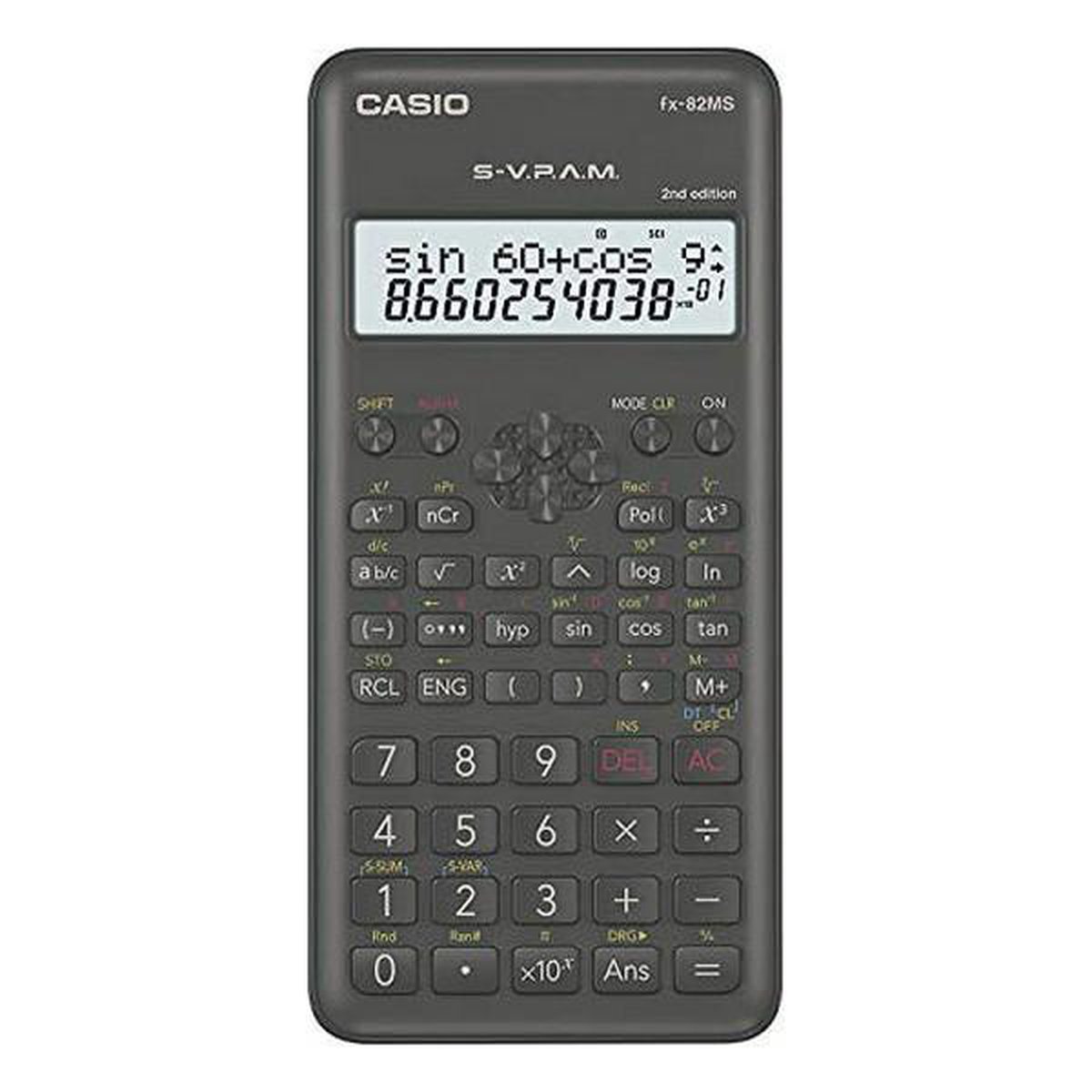 Casio FX-82MS-2 - Wetenschappelijke rekenmachine | bol.com