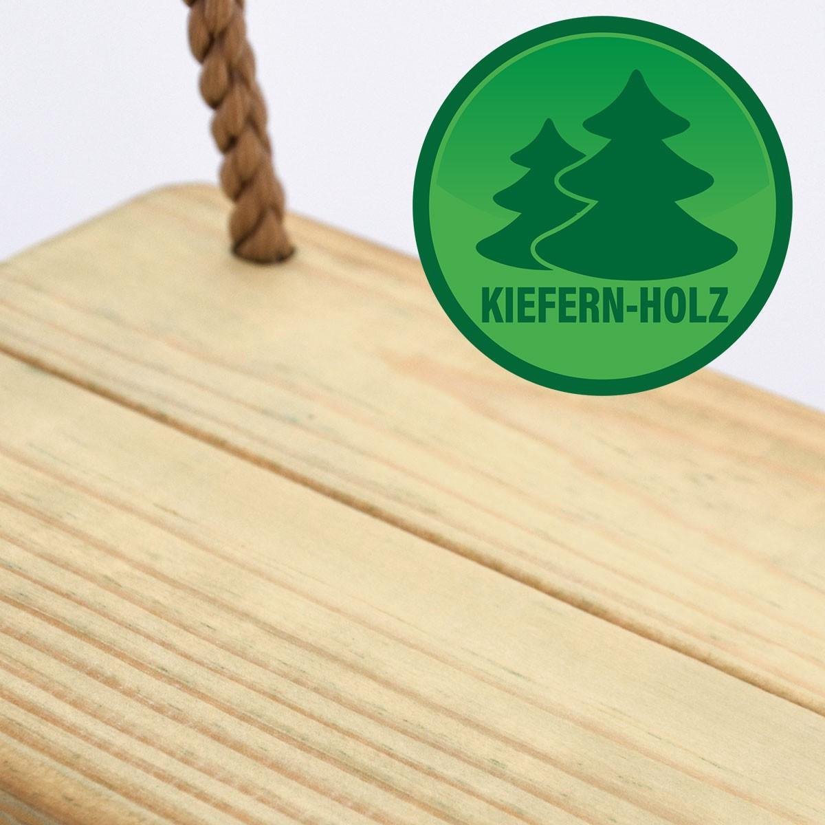 Kinderschommel 44x17,5 cm - Houten Schommelbankje Schommel natuur | bol.com