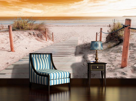 Beach scene Photo Wallcovering | bol.com