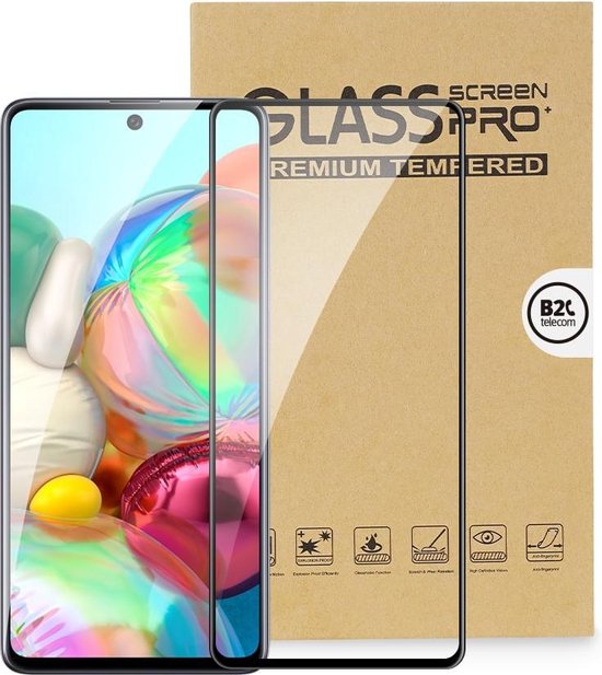 Samsung Galaxy A71 Screen Protector Glas Volledige Dekking | bol.com