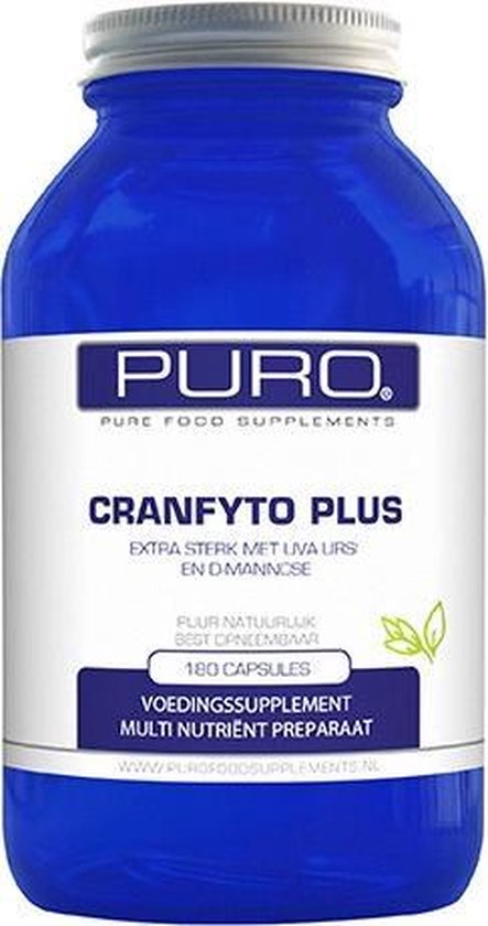 Puro Cranfyto Plus 180 capsules (cranberry & d-mannose) | bol