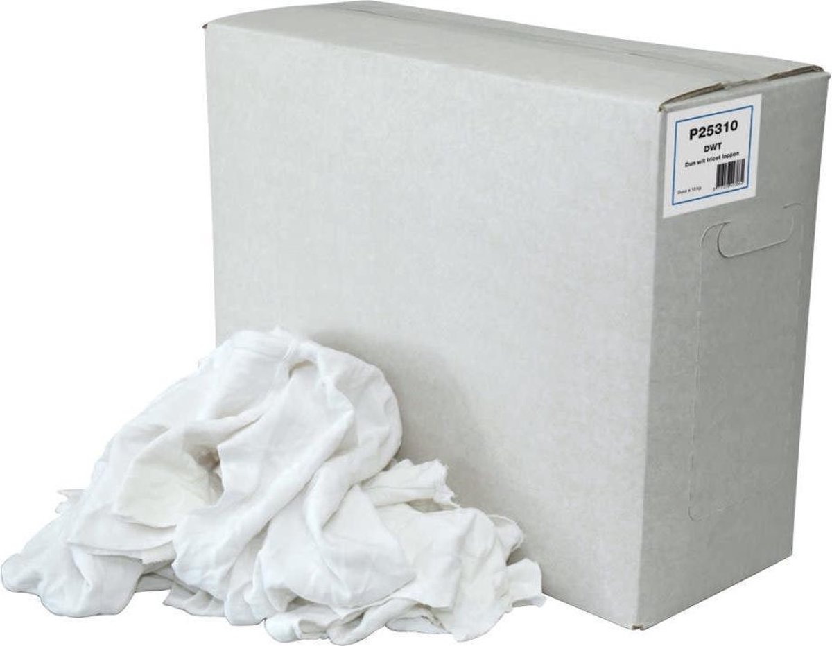 Amigo Poetslappen Dwt Dunne Witte Tricot Per 10kg | bol.com