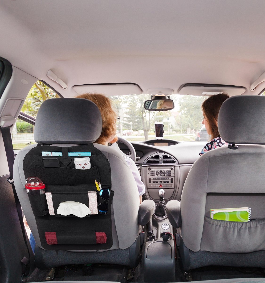 Relaxdays 2 x autostoel organizer - auto organizer kind - groot ...