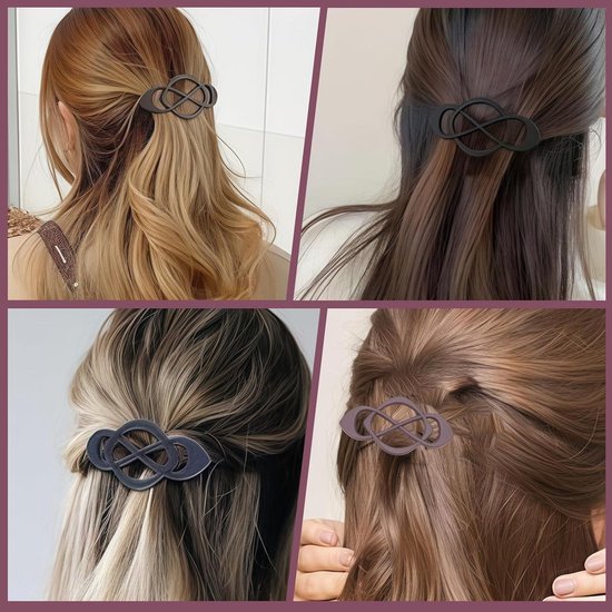 Set van 4 stijlvolle Franse haarspelden voor dames - Vintage ...
